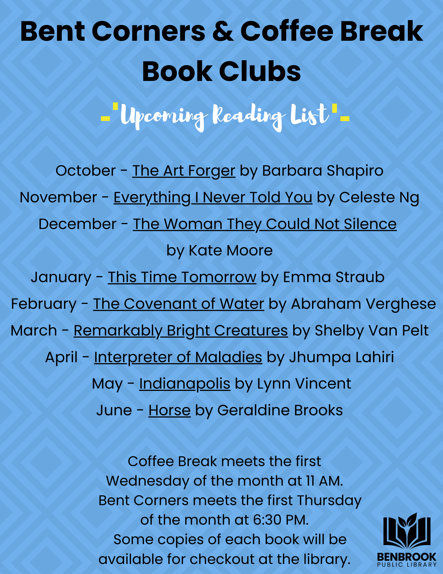 Adult Programs | Benbrook Public Library